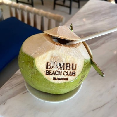 เมนูของร้านอาหาร Bambu beach club