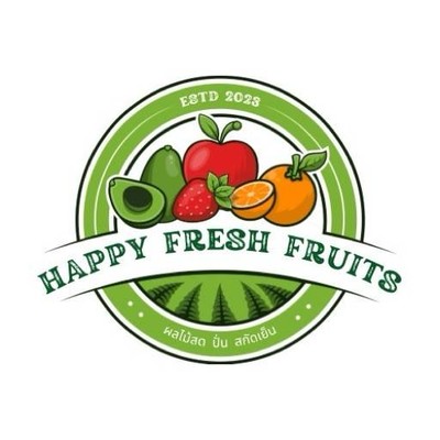 เมนูของร้านอาหาร น้ำผลไม้สกัดเย็น Happy Fresh Fruits สาขารังสิต