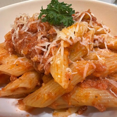 เมนูของร้านอาหาร pasta roma