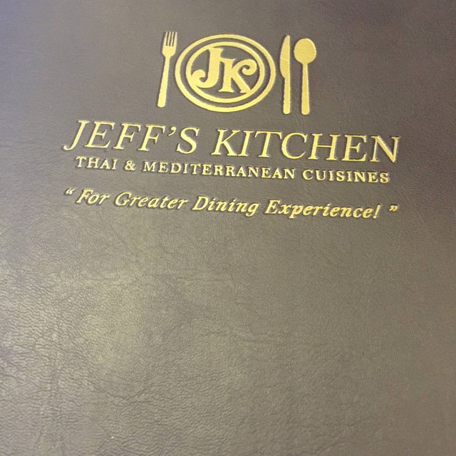 เมนูของร้านอาหาร Jeff's Kitchen กาบาเอโรด