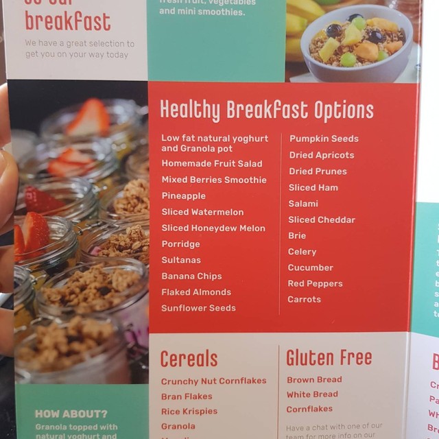 เมนูของร้านอาหาร Jury'inn Oxford - Wongnai