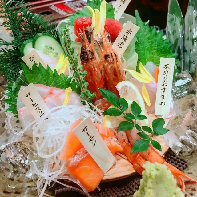 เมนูของร้านอาหาร Isomaru suisan