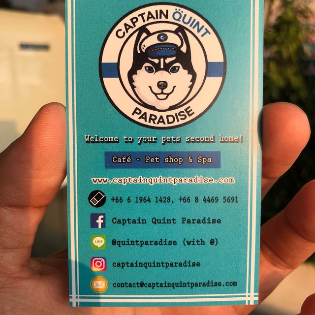 เมนูของร้านอาหาร Captain Quint Paradise สนามบินน้ำ