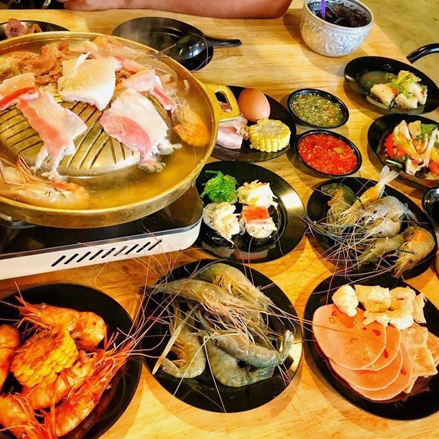 เมนูของร้านอาหาร The Farm Buffet ศรีราชา