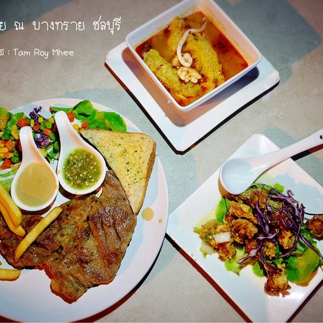 เมนูของร้านอาหาร Popeye Steak