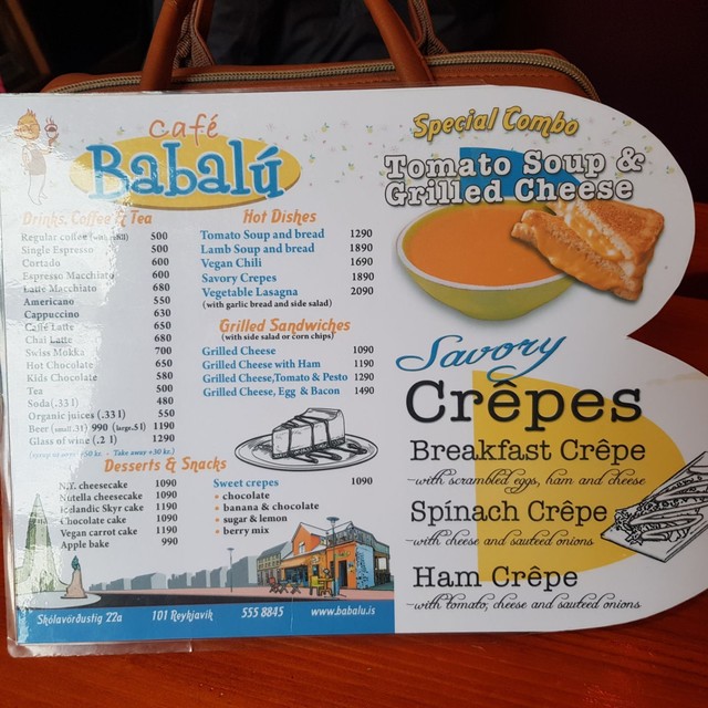 เมนูของร้านอาหาร Cafe Babalu - Wongnai