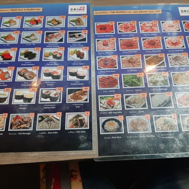 เมนูของร้านอาหาร Shimi Shabu - Wongnai