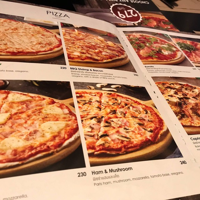 เมนูของร้านอาหาร Wine Connection Mega Bangna