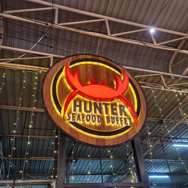 เมนูของร้านอาหาร ฮันเตอร์ ซีฟู้ด บุฟเฟ่ต์ Hunter Seafood Buffet