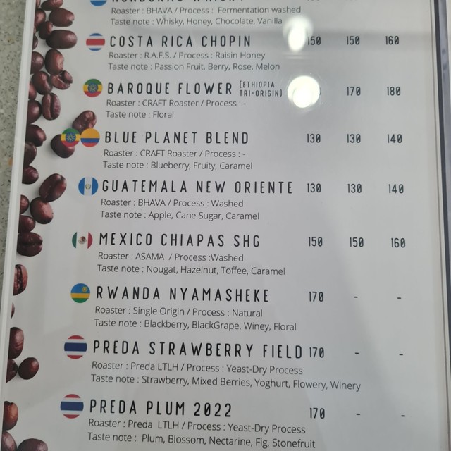 เมนูของร้านอาหาร DAY ONE Cafe & Bar - Wongnai