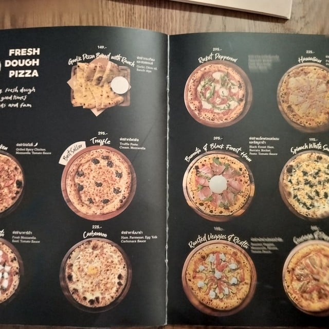 เมนูของร้านอาหาร Fam Time Steak and Pasta คลองเตย