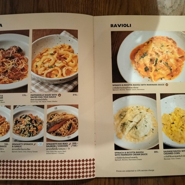 เมนูของร้านอาหาร Fam Time Steak and Pasta คลองเตย