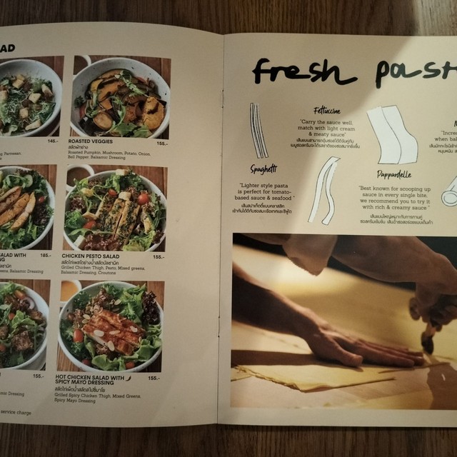 เมนูของร้านอาหาร Fam Time Steak and Pasta คลองเตย