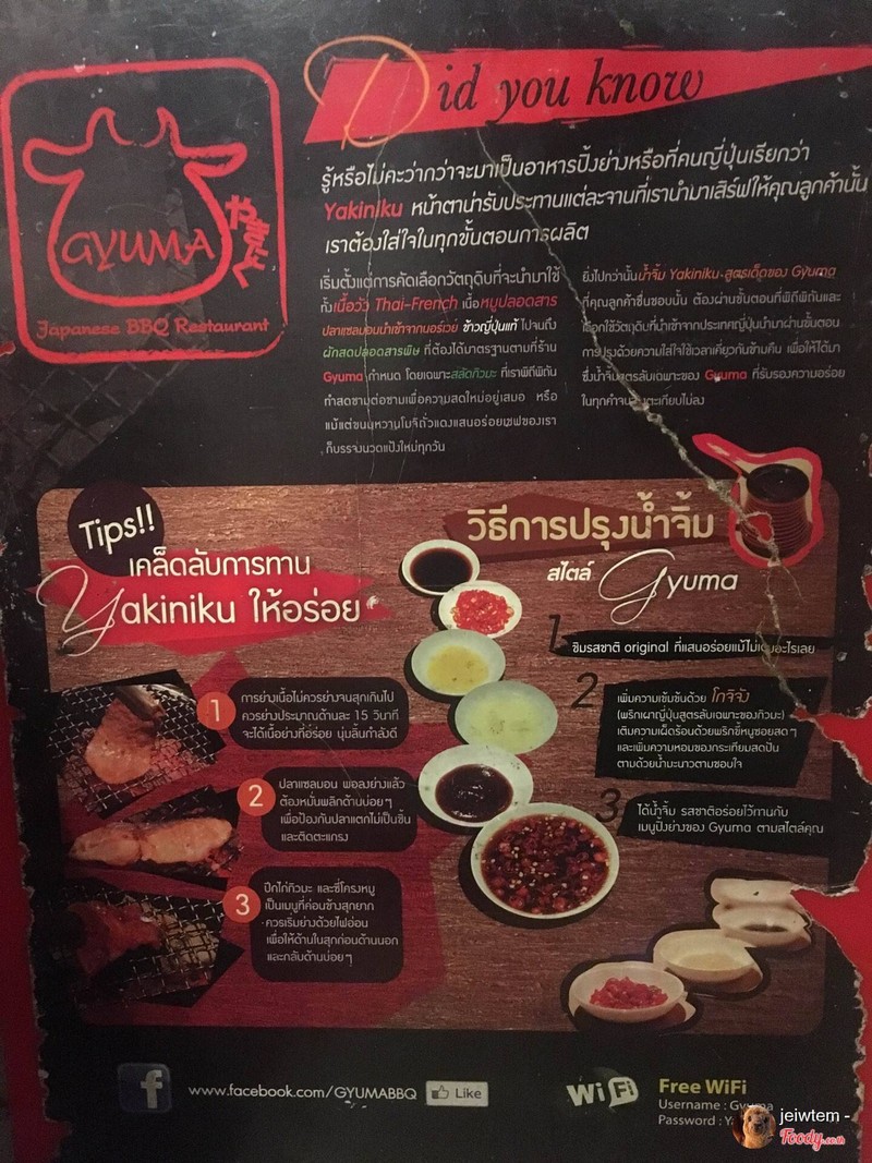 รูป GYUMA Japanese BBQ Restaurant ทองหล่อ