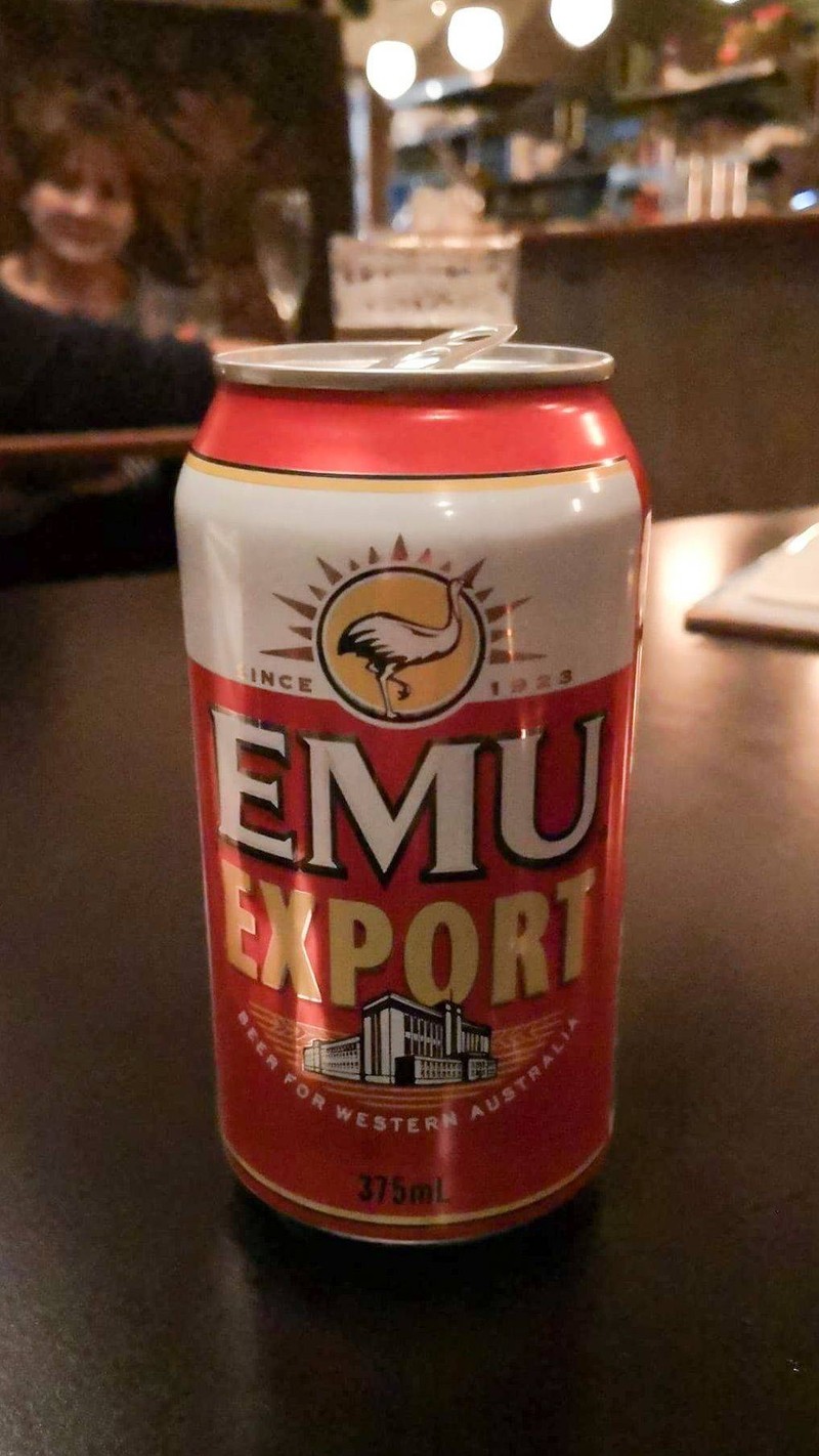 Emu Export (4.5% ABV) • Emu Export (4.5% ABV) ร้าน 399 Small Bar