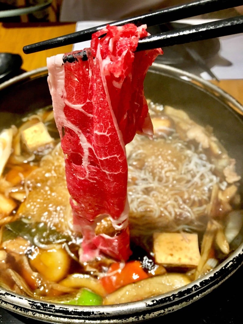 Gyu (beef) Signature Set ร้าน Nabe Nabe ซอยอารีย์ 4 ใต้