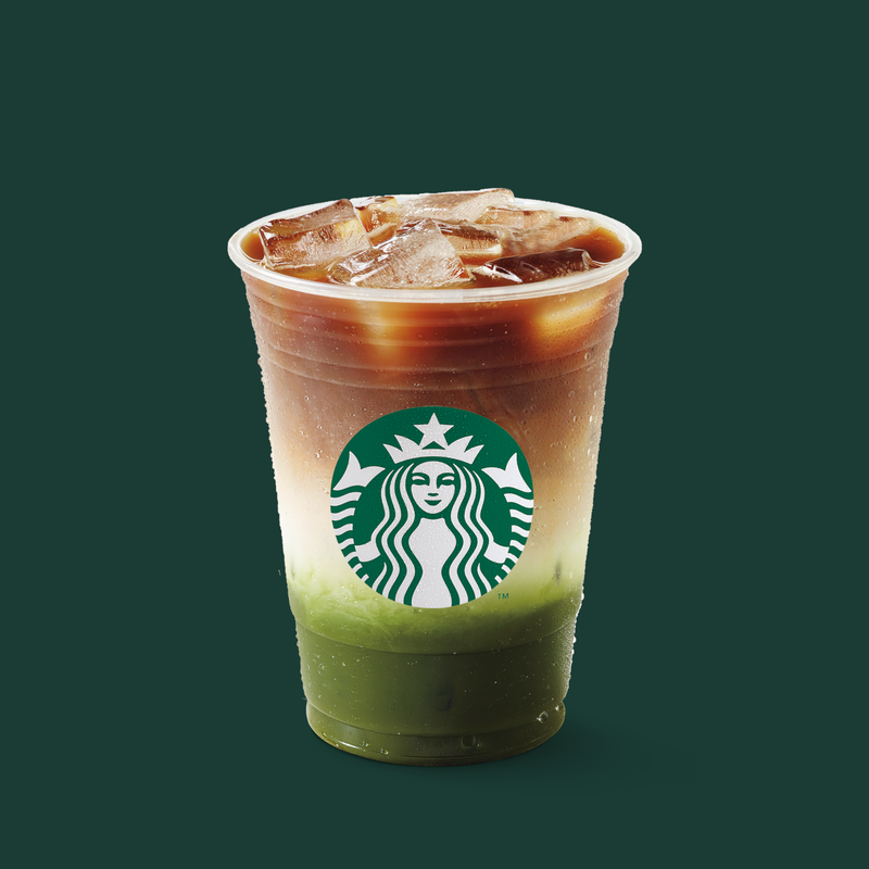 Iced Matcha Espresso Fusion ร้าน Starbucks รอยัลการ์เด้นพลาซ่า พัทยา