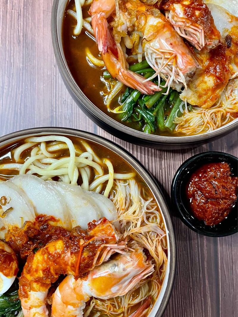 Signature Prawn Hokkien Mee ร้าน Tea Meat Bone Bak Kut Teh Tea Meat ...