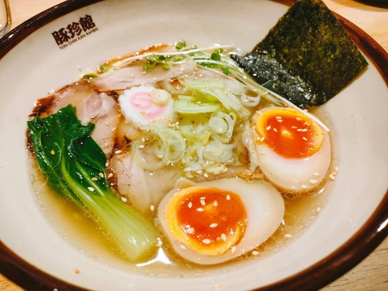 Mini Shio Ramen (ชิโอะ ราเมนที่เล็ก) ร้าน Ton Chin Kan Ramen The Belle ...