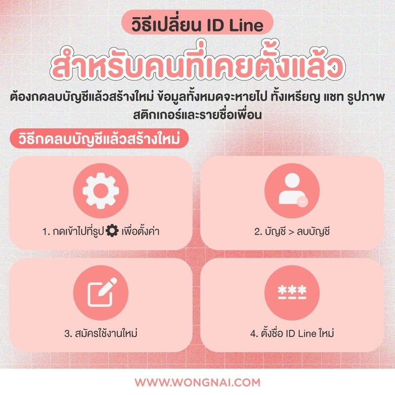 วิธีเปลี่ยน ID Line ใหม่ให้ไฉไล แลกไอดีกับใคร ไม่มีเขิน!