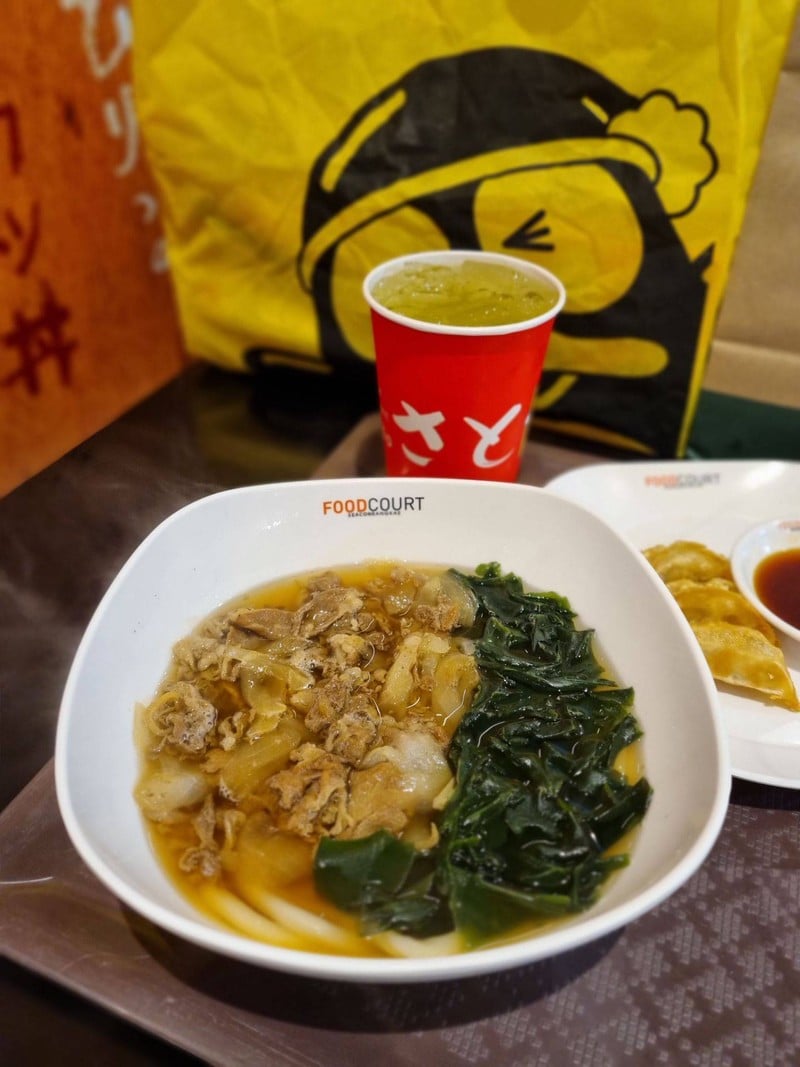 อุด้งร้อน(เนื้อ) ร้าน Sato Don ซีคอนบางแค