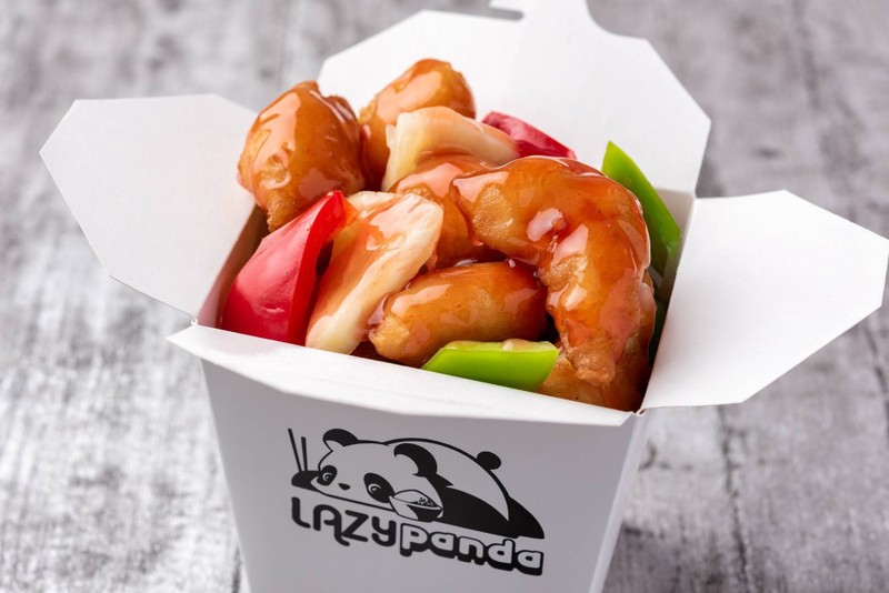 ผัดเปรี้ยวหวานอเมริกัน • image ร้าน Lucky Panda (American Chinese ...